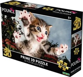 Puzzle 3D Koťátko / 100 dílků / 31 x 23 cm / od 5 let