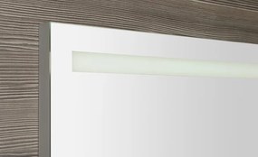 Sapho BRETO zrcadlo s LED osvětlením a policí 1000x608mm, BT100
