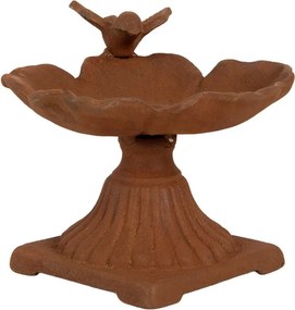 Rustikální rezavé krmítko pro ptáčky - 17* Ø 11*13 cm