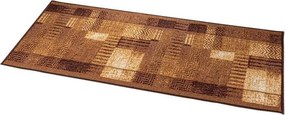 Kusový běhoun Patchwork hnědá 67 x 250 cm