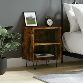 vidaXL Noční stolek 40 x 30 x 50 cm kompozitní dřevo [826790] Barva: kouřový dub