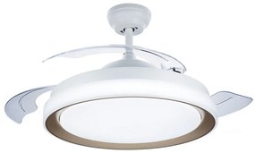Philips-LED Stropní svítidlo s ventilátorem LED/35W/230V 5500/4000/2700K+DO zlat