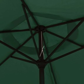 Slunečník zelený 3 m s ocelovou tyčí - Default Title