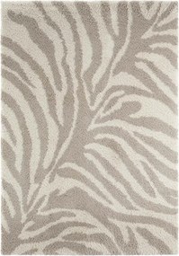 Béžový koberec Shaggy zebra Mint Rugs 80x150 cm