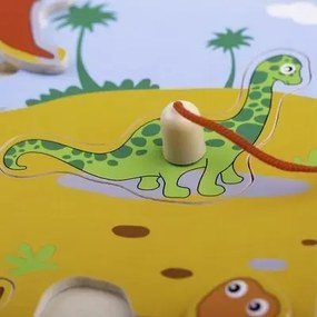 Bigjigs Toys Dřevěné chytání dinosaurů / od 18 měsíců