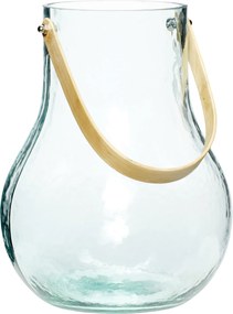 Váza Hübsch skleněná s držadlem zelená