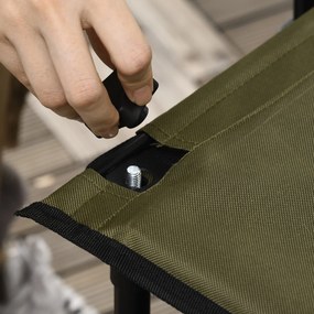 Skládací vůz Outsunny, ruční vozík s koly, brzdami, taškou, přepravní vozík 125L s kapacitou až 120 kg, XXL přívěs pro zahradu, vozík na pláž, kempov…
