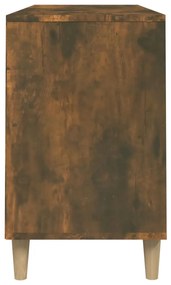 Botník kouřový dub 102x36x60 cm kompozitní dřevo - Default Title