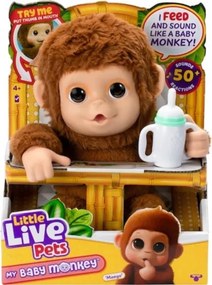 Interaktivní opička Little Live Pets My Baby Monkey Mango Moose Toys 26558