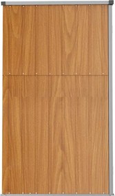 Zahradní kůlna na nářadí hnědá 225x89x161 cm pozinkovaná ocel 316216