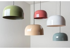 Závěsné svítidlo v mentolové barvě s kovovým stínidlem ø 40 cm Dome – Leitmotiv