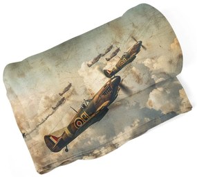 Sablio Deka Stíhačky Spitfire v letecké bitvě - 150x120 cm