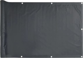 vidaXL Balkónová zástěna 75 x 300 cm oxfordská látka [134900] Barva: Černá