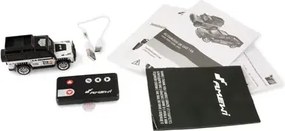AMEWI RC auto Die Cast bílá / 1:64 / RTR / 2.4 GHz / LED osvětlení / 6