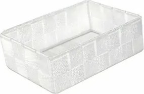 Compactor TEX - košík M bílá / Úložný organizér do zásuvky / 18 x 12 x