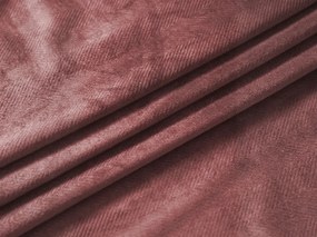 Zatemňovací závěs ELVIO VELVET 140x250 cm, starorůžový Zavěšení: Kovové kroužky