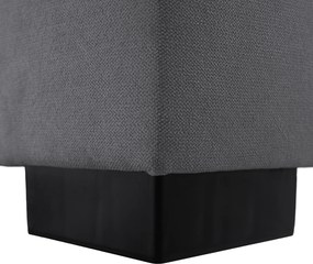 Boxspringová pocketová postel, 180x200, šedá, APRIL