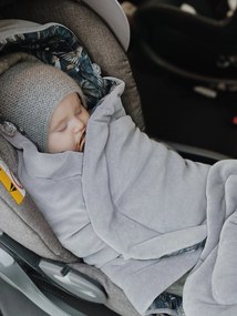 Sleepee Fusak do autosedačky pro miminko ROYAL šedý