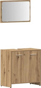 4dílná koupelnová sestava dub artisan kompozitní dřevo 3328554