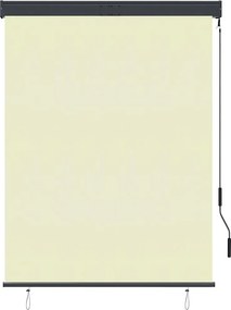 Venkovní roleta 120 x 250 cm krémová 145965