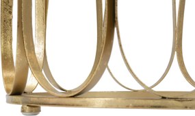Zlatý odkládací stolek Mauro Ferretti Itos 37x81 cm