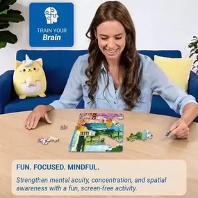 RAVENSBURGER Puzzle se stojánkem Spolu na cestách / 3x100 dílků / od 1