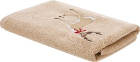 Livarno® Froté ručník, 50 x 100 cm / Froté ručník pro hosty, 30 x 50, 450 g/m², 3 kusy (1x, béžová)