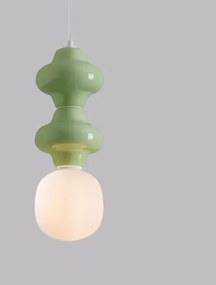 LED zeleno-bílé moderní svítidlo Clio