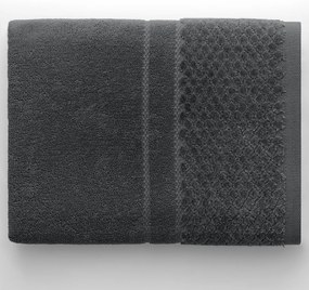 Ručník RUBRUM klasický styl 30x50 cm grafitově šedý