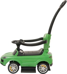 Dětské odrážedlo s vodící tyčí Milly Mally Porsche Cayenne green