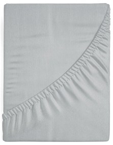 ELASTICKÉ JERSEY PROSTĚRADLO 140X200 CM, VÝŠKA 30 CM STŘÍBRNÁ