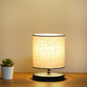 Stolní lampa Elena černá/krémová