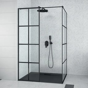Besco Sprchový kout Walk-In EXCEA 100x80 (100x90, 120x80, 120x90), výška 190 cm - bez vaničky Rozměry (cm): 120x80