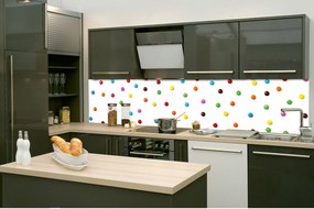 DIMEX | Fototapeta do kuchyně Lentilky KI-260-229 | 260 x 60 cm | vícebarevná