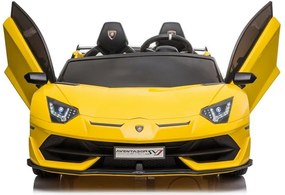 LEAN CARS Elektrické autíčko Lamborghini Aventador SX2028 žluté