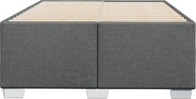 Rám postele bez matrací tmavě šedá 120x190 cm textil 3284458