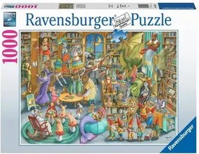 Ravensburger Půlnoc v knihovně / 1000  dílků / od 12 let