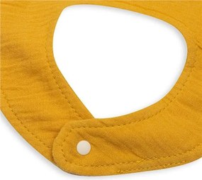 Mušelínový dětský bryndák New Baby mustard