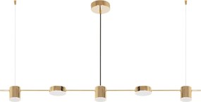 Toolight - LED závěsné svítidlo APP929-5CP, zlatá, OSW-07008