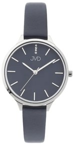 Dámské módní designové hodinky JVD JZ201.3 s řemínkem z pravé kůže