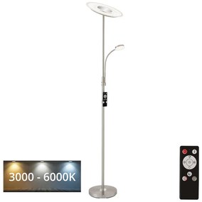 Brilo Brilo - LED Stmívatelná stojací lampa LED/29,5W/230V + LED/3,5W 3000-6000K + DO BL1277