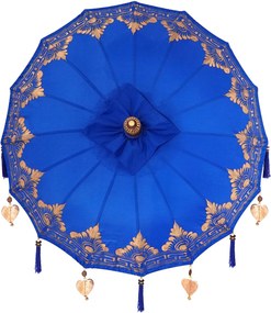 Balijský deštník se základnou Modrá 95 x 95 x 260 cm 3356911