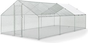 Juskys Venkovní výběh pro slepice HLS25T Velikost: 3 × 4 × 2 m