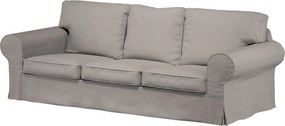 Potah na pohovku IKEA Ektorp 3-místná rozkládací, NOVÝ MODEL 2013 barva béžová látka pletený vzor