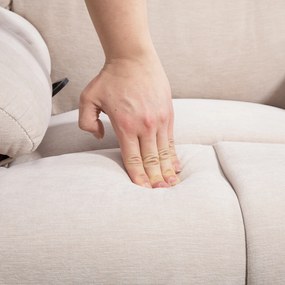 HOMCOM Relaxační křeslo s masážní funkcí, elektrické TV křeslo s vyhříváním, polohovací funkcí, otočné masážní křeslo s pružinovým systémem| Aosom