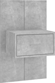 vidaXL Nástěnný noční stolek [810979] Barva: Betonová šedá