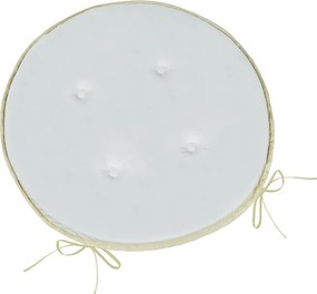Bellatex Sedák Adéla kulatý hladký Šedá 40 cm, (průměr)