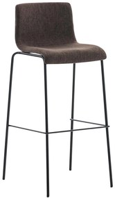 Barová židle Pelham - látkové čalounění | hnědá