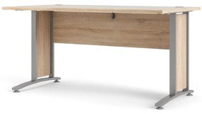 Kancelářský stůl Prima 80400/71 dub sonoma/stříbrné nohy