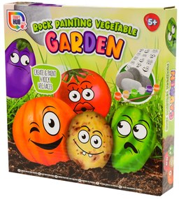 Mikro Trading Kreativní sada malování kamínků 4 ks Rock Vegetable Garden